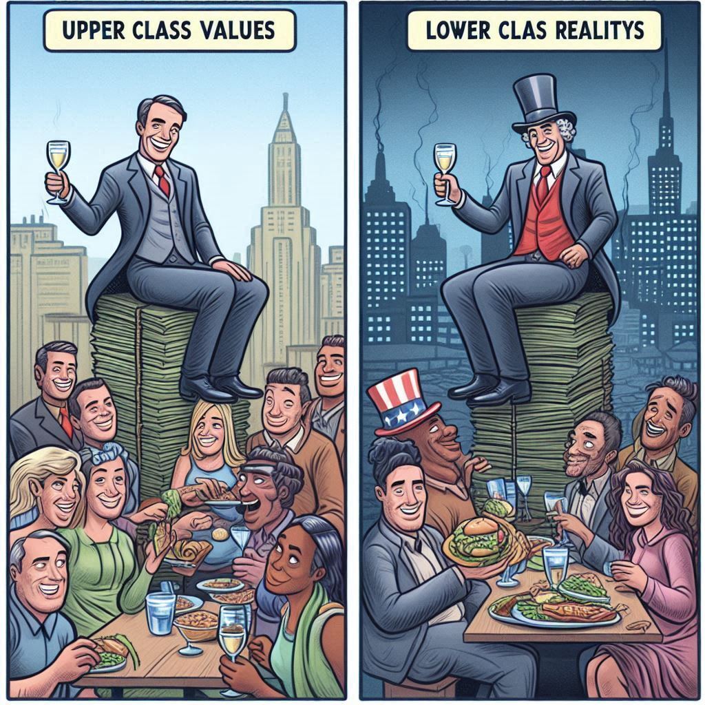 Upper Class Values vs. Lower Class Realities: upperandlowerclass