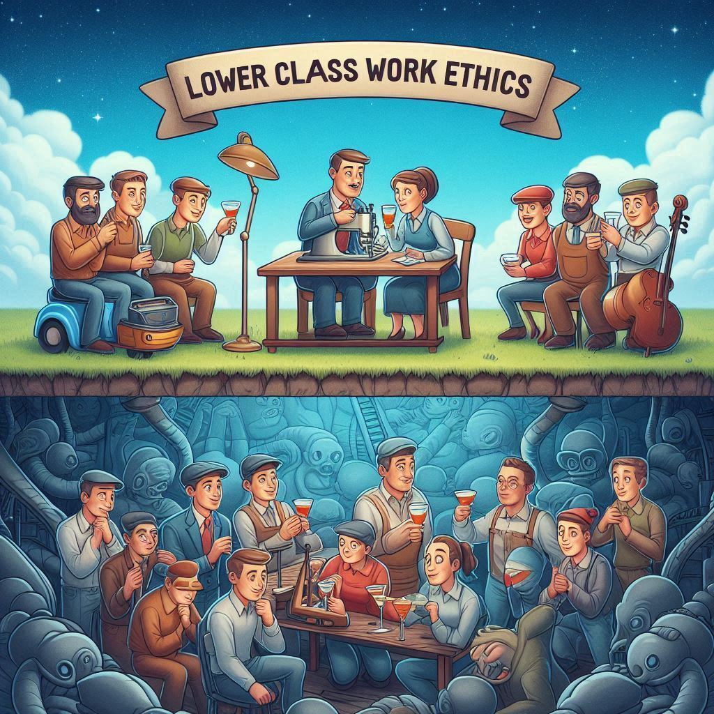 Lower Class Work Ethics: Myths vs. Reality: upperandlowerclass